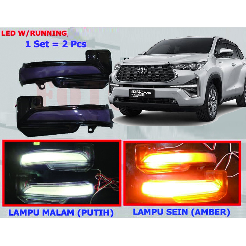 Jual Lampu Sen Spion Running mobil Innova ZENIX SATU SET 2 PCS model MB ...