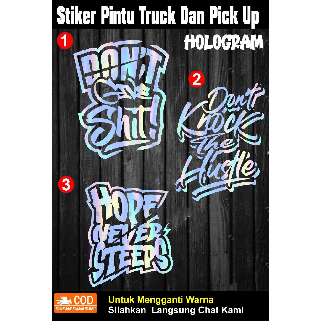 Jual stiker pintu mobil keren stiker pintu mobil truck dan pick up ...