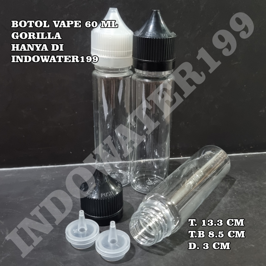 Jual BOTOL TETES 60 ML VAPE CHUBBY GORILLA | Shopee Indonesia