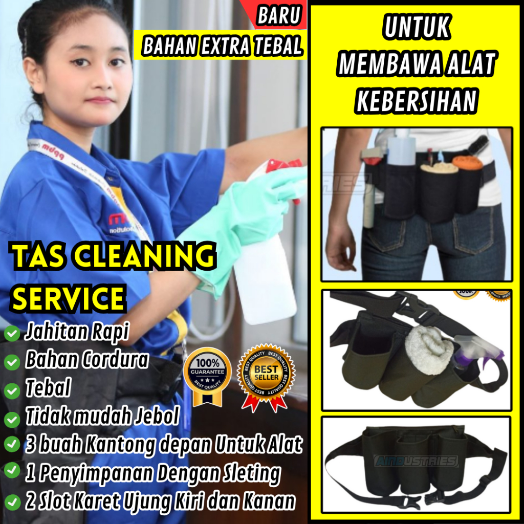 Jual Tas Pinggang House keeping Cleaning Service Caddy bag Perlengkapan ...