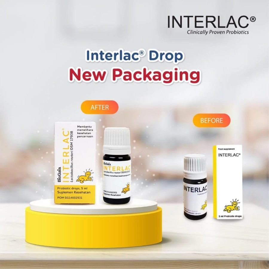 Jual Interlac Probiotic Drops 5ml | Shopee Indonesia