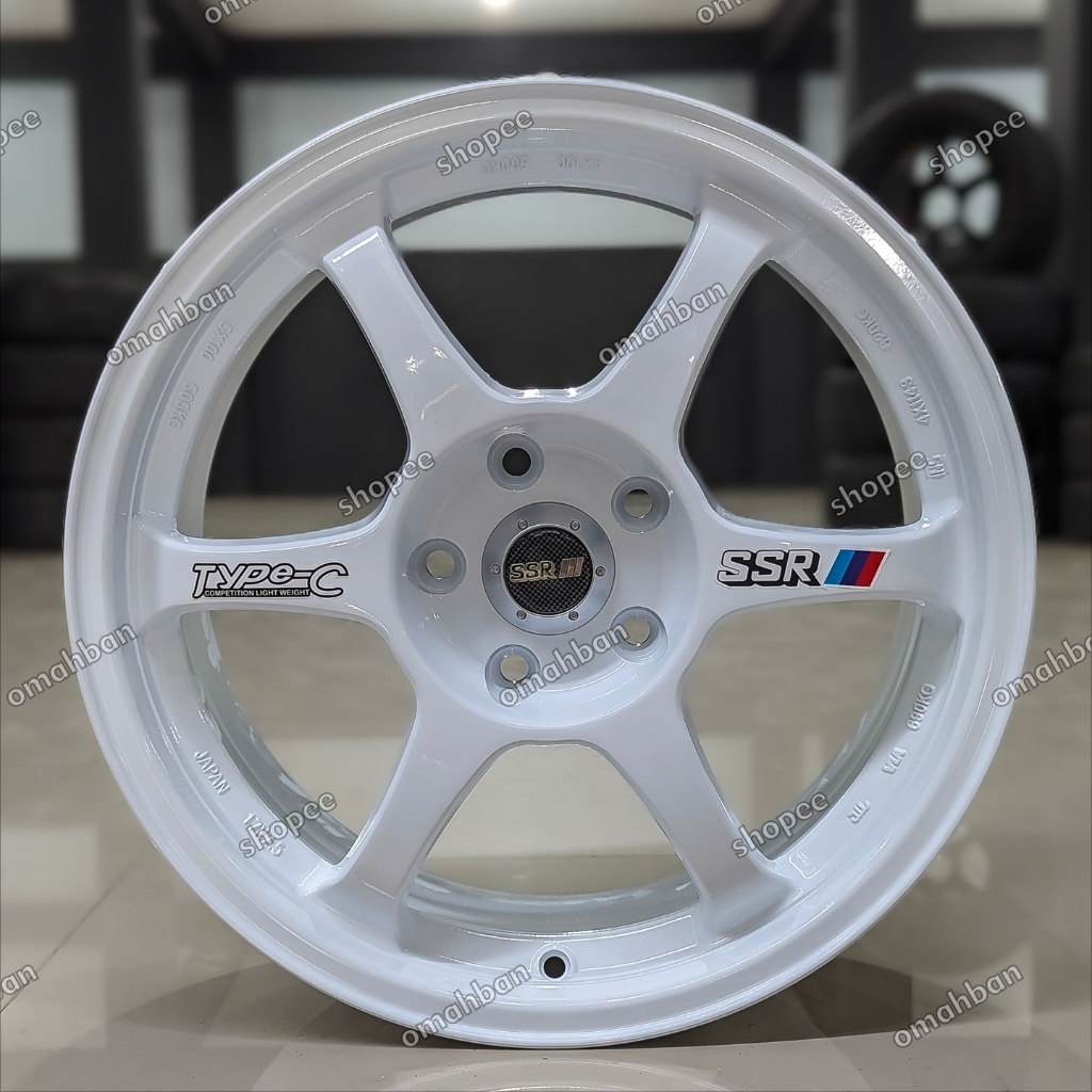 Jual Velg Mobil SSR R17 PCD 5x114. White | Shopee Indonesia
