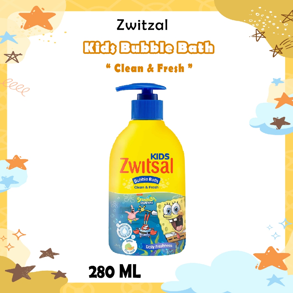 Jual Zwitsal Kids Bubble Bath Blue Clean & Fresh 280ml Kemasan Botol ...