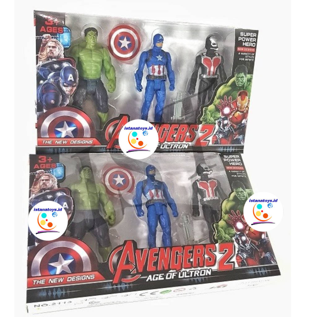 Jual ID ROBOT AVENGER 2 AGE of ULTRON 2113 / 1 SET 3 pcs Superhero ...