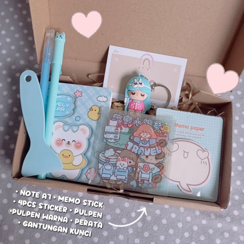 Jual Gift box anak Jurnal sticker Kit / Journal sticker / Hampers anak ...