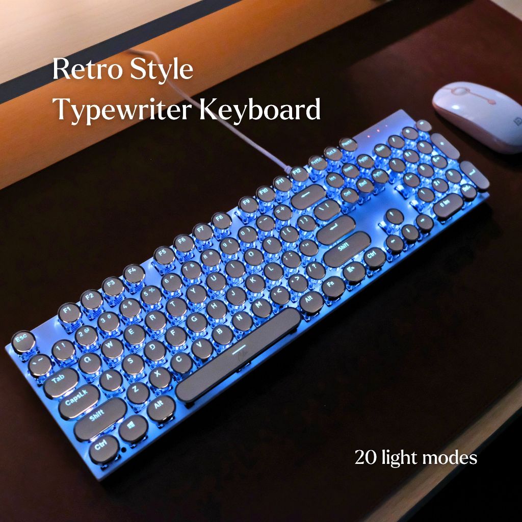 Jual Typewriter Keyboard Mechanical Elegan Hot Swappable / Retro ...