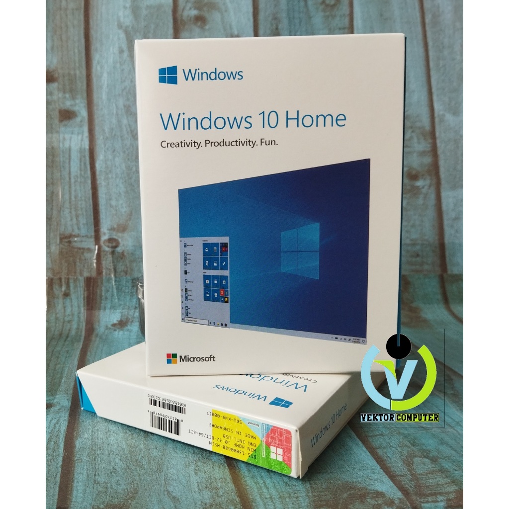 Jual Windows 10 Home OEM With Card & Flashdisk Media 32/64 Bit Original ...