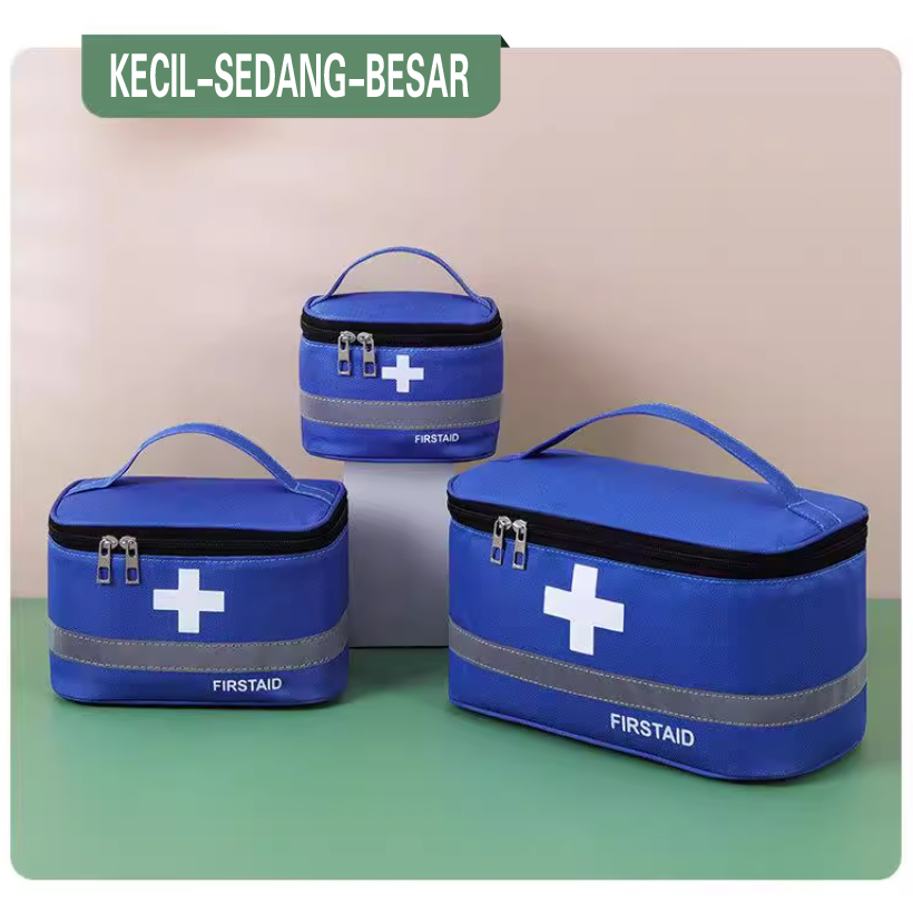 Jual First Aid Kit Medicine Strong Bag Fortable Medical Kit Storage ...
