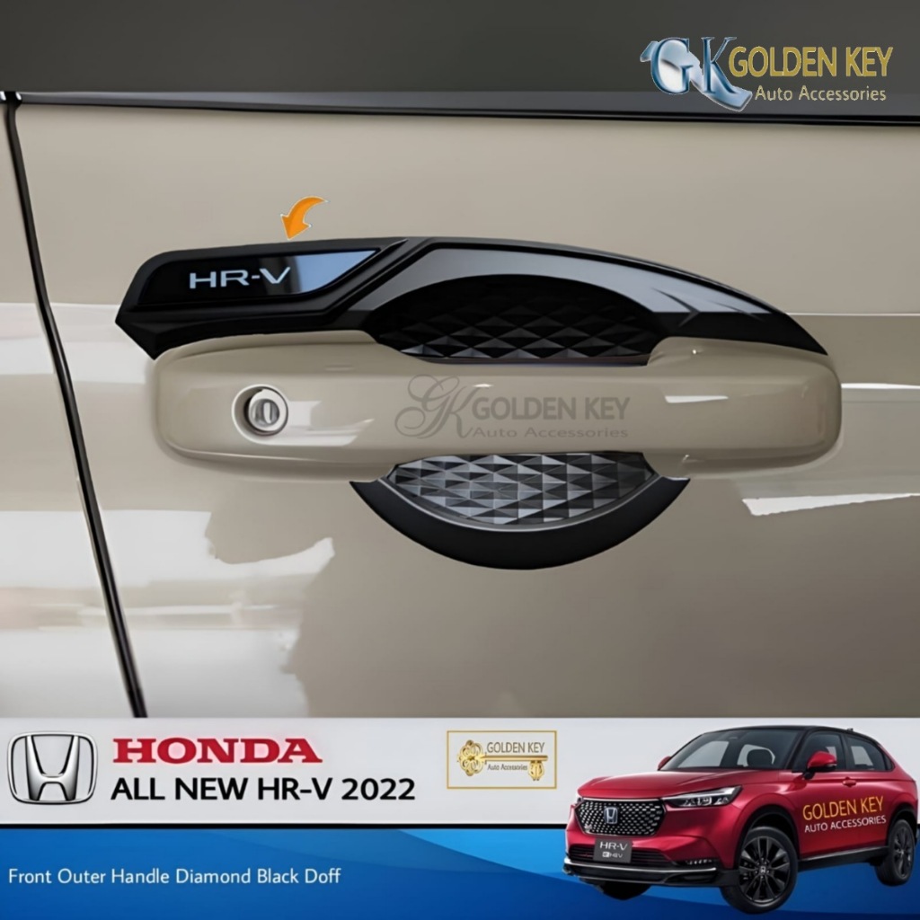 Jual Front Outer Handle All New HRV 2022 Mangkok Pintu Depan Diamond Black Doff | Shopee Indonesia