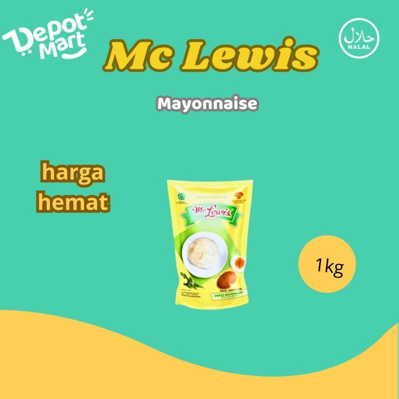 Jual Promo Mc Lewis Sweet Mayonnaise 1 Kg / Mayonaise Mclewis Mayonais ...