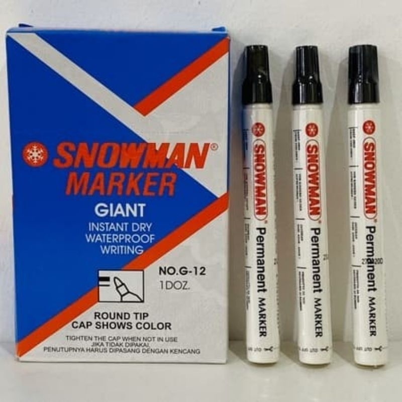Jual spidol snowman sepidol permanen 1 biji | Shopee Indonesia