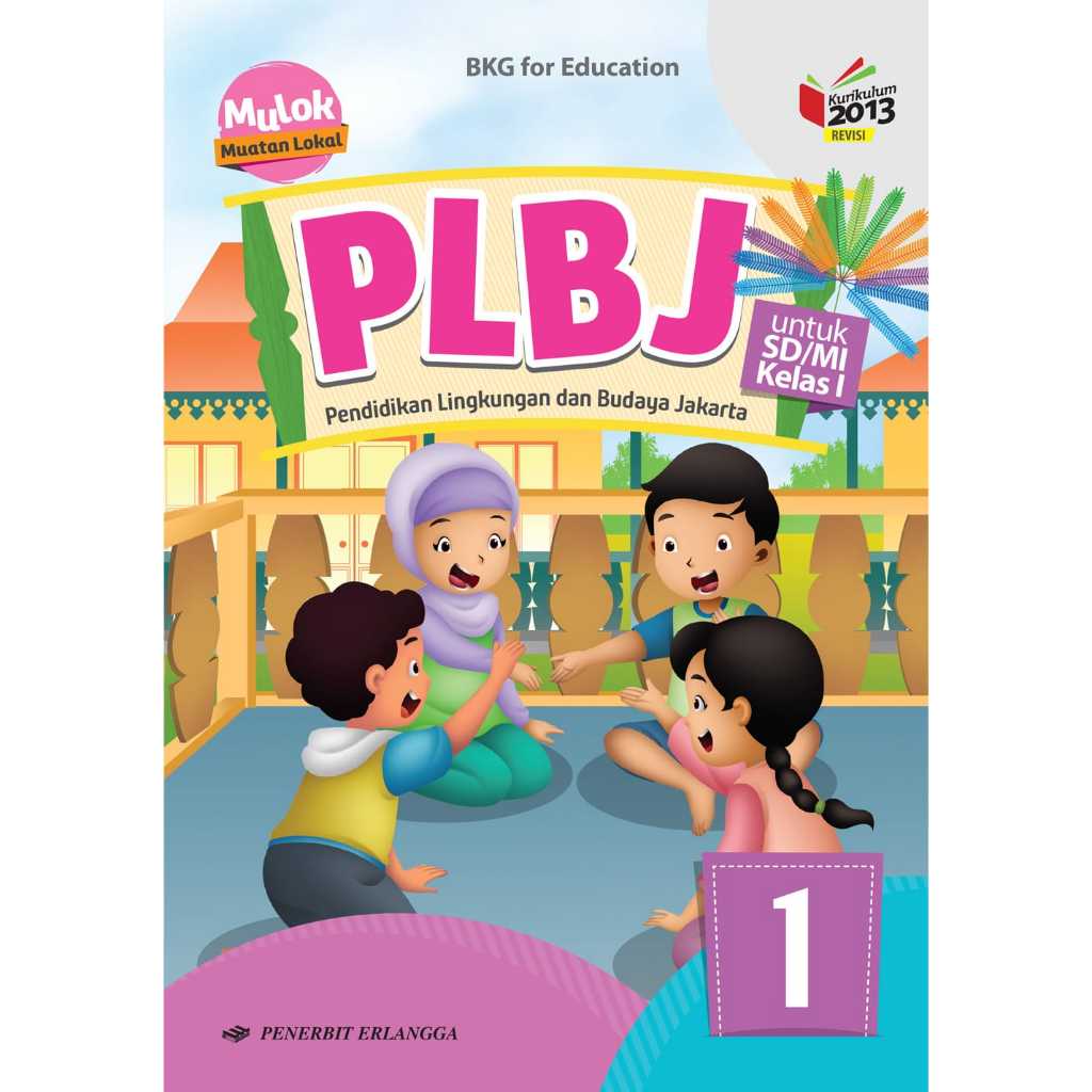 Jual buku PLBJ pendidikan lingkungan dan budaya jakarta kelas 1 sd/mi ...