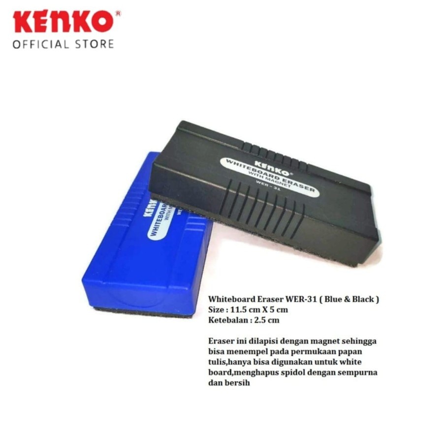 Jual Penghapus Papan Whiteboard Kenko dengan Magnet WER-31 ...