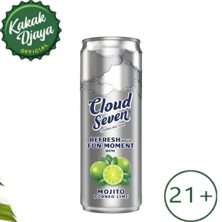 Jual Penjualan TerbaikCOD Cloud Seven Sparkling Rum Mojito Borneo Lime ...