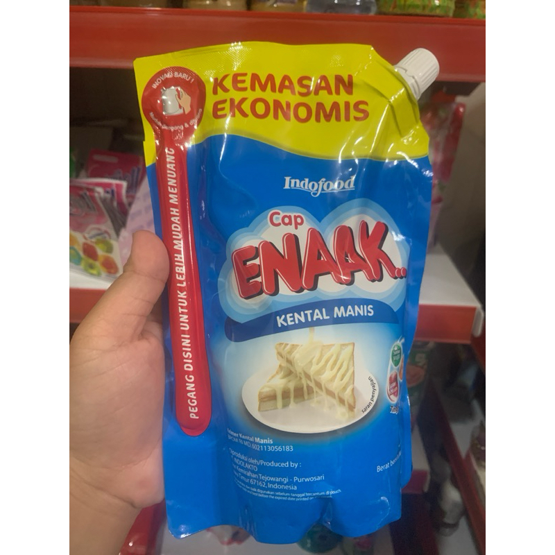 Jual SUSU KENTAL MANIS CAP ENAAK POUCH ISI ULANG KEMASAN EKONOMIS 545gr ...
