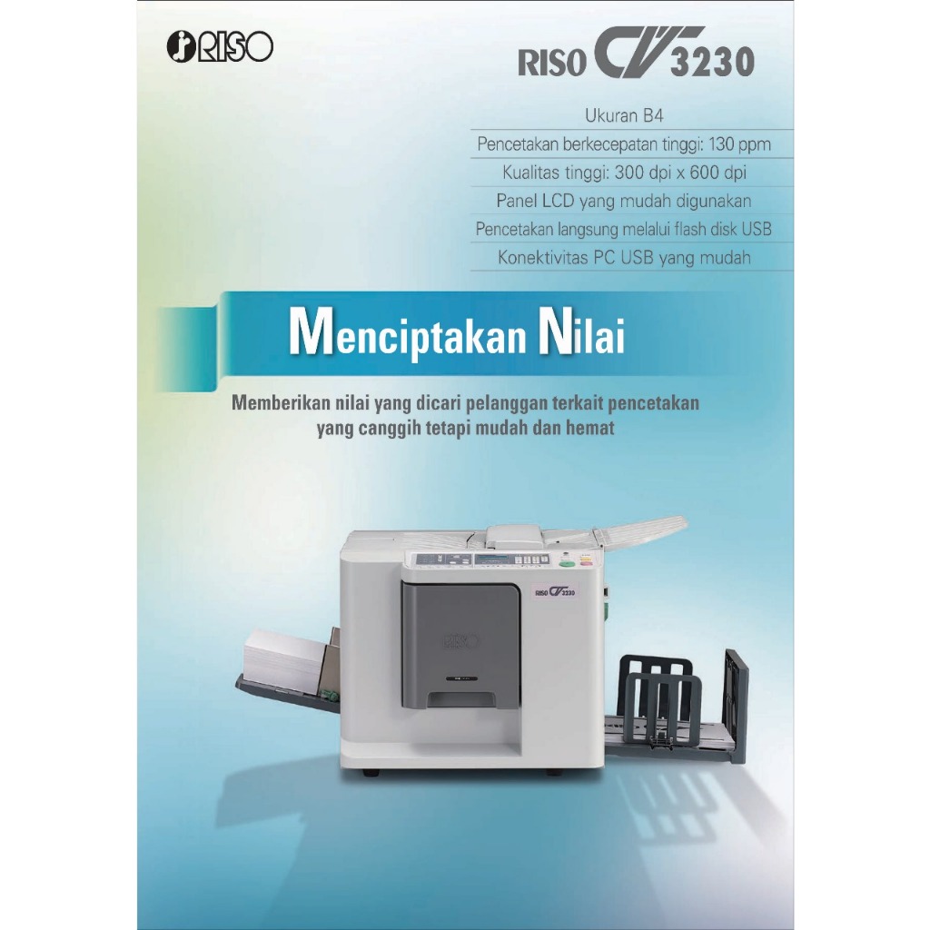 Jual MESIN CETAK RISO 3230 MESIN DUPLIKATOR KUALITAS TINGGI | Shopee ...