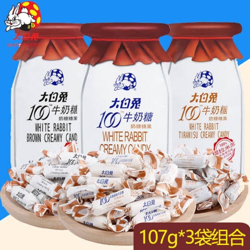 Jual Permen White Rabbit milk creamy candy permen white rabbit rasa ...
