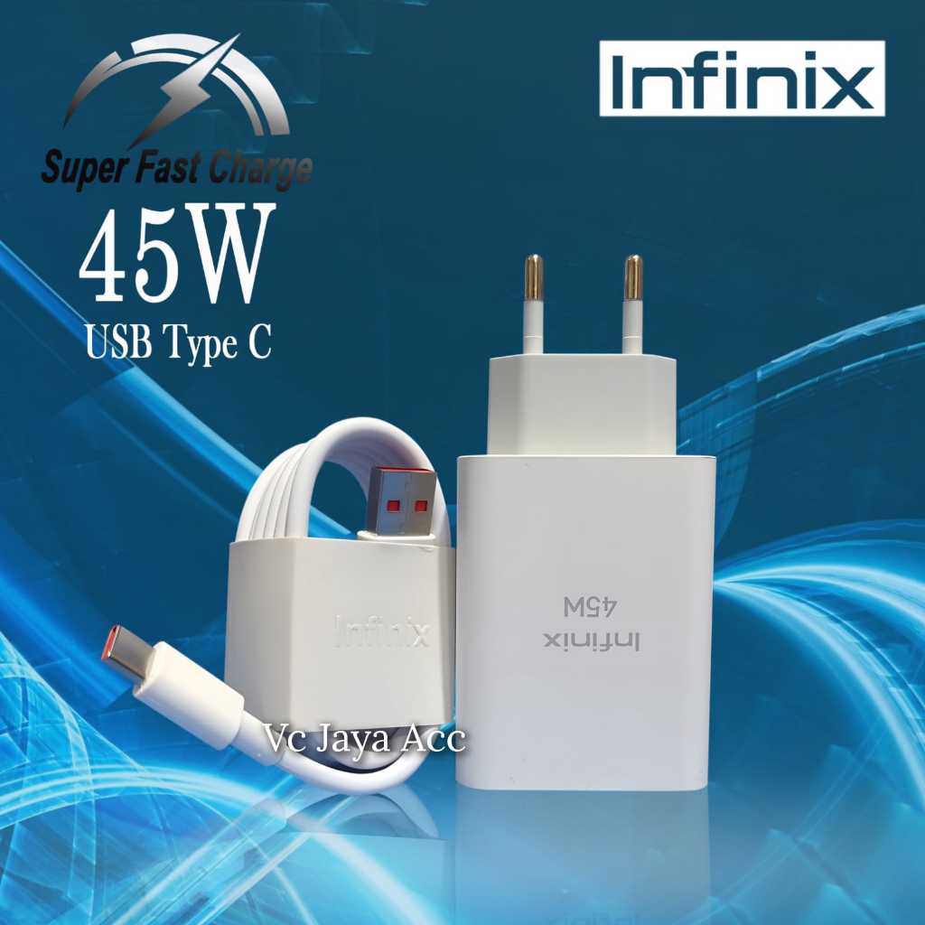 Jual Charger Casan Infinix Note 10 11 12 20 30 Pro ViP Original 45W 68W ...