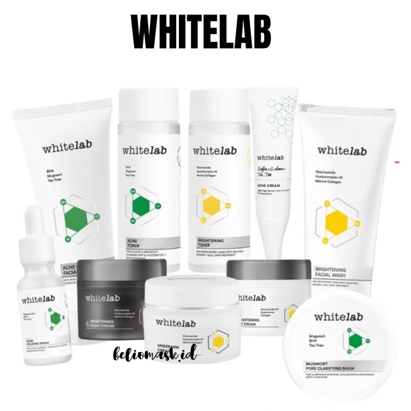 Jual Whitelab Skincare | Day cream,Night Cream,Facial Wash,Serum,Toner ...