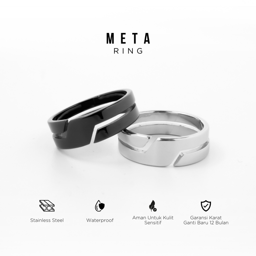 Jual PROJECT NINETYSEVEN - Meta Ring - Cincin Pria Wanita Anti Karat ...
