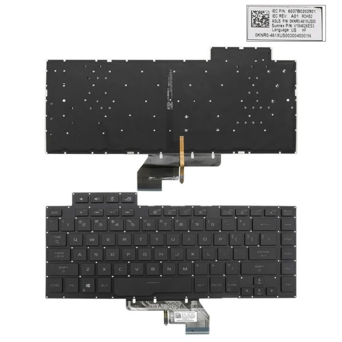 Jual Keyboard Asus ROG Zephyrus GA502 GX502 GU502GV GU502GW Backlight ...