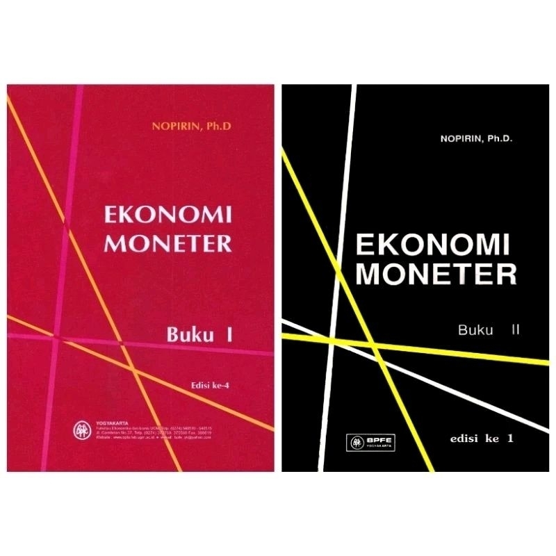 Jual Buku ekonomi moneter edisi 1 dan 4 jilid 1 dan 2 nopirin | Shopee ...