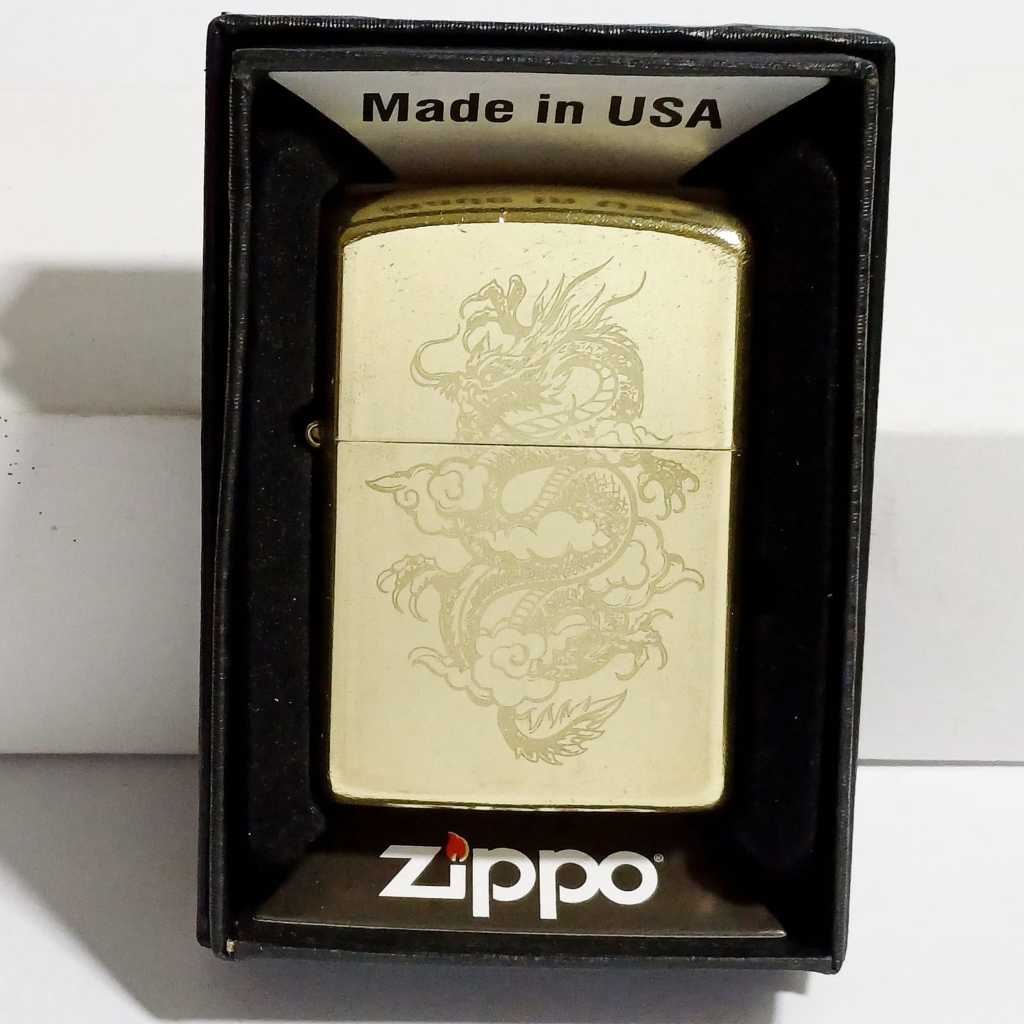 Jual korek api classic premium material bahan kuningan warna gol motif ...