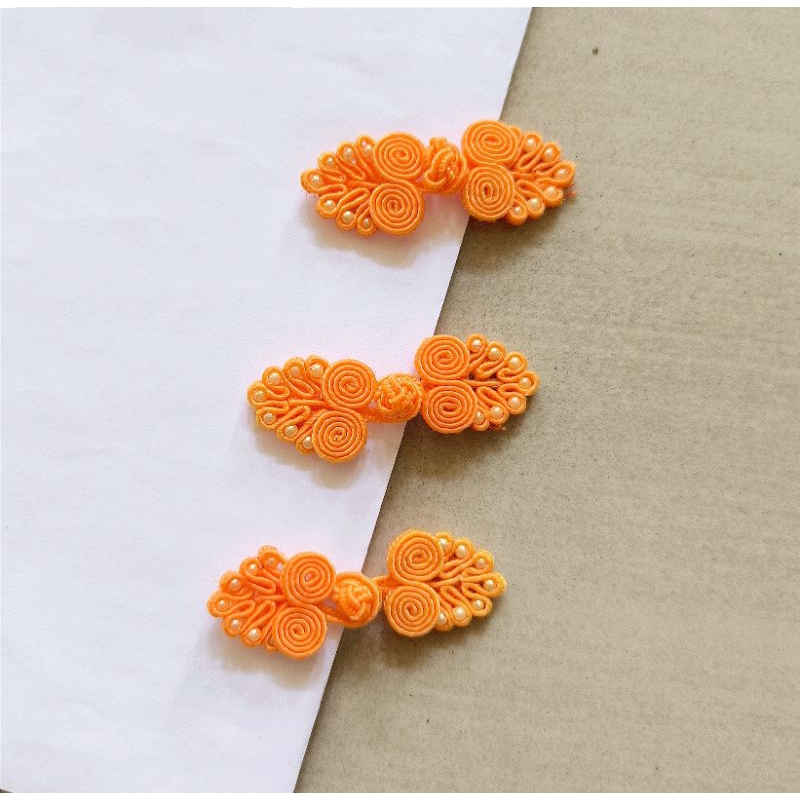 Jual Kancing Shanghai Orange / Kancing Cina Oranye / Kancing Imlek ...