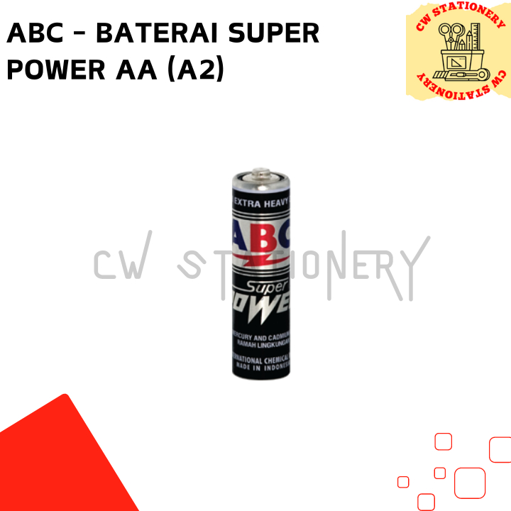 Jual ABC - Baterai Battery AA / A2 Super Power | Shopee Indonesia