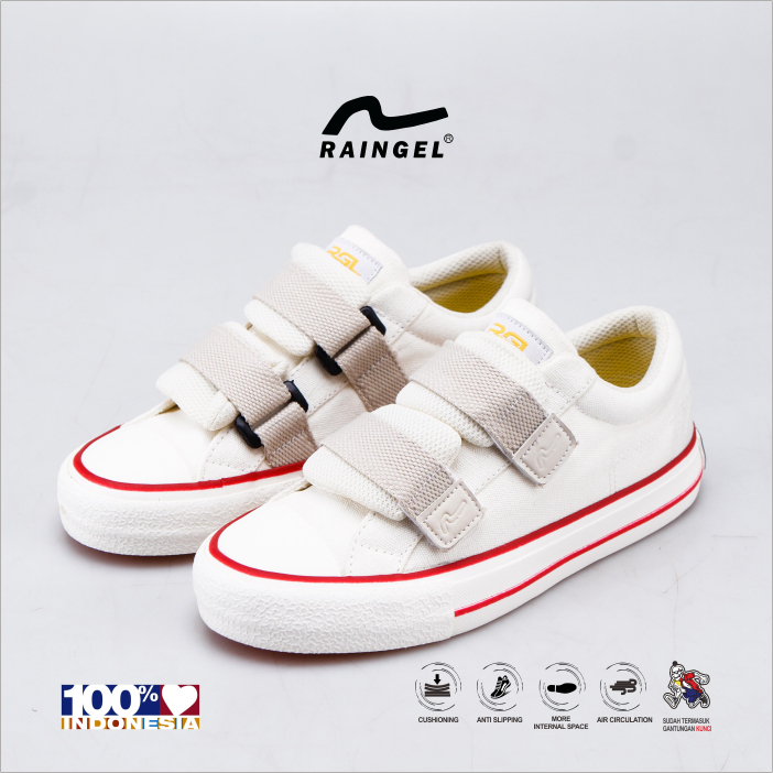 Jual RAINGEL VIRA - sepatu local brand - cream | Shopee Indonesia