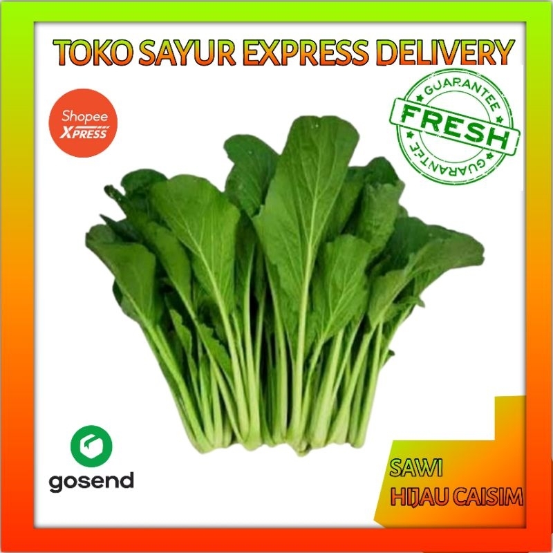Jual Sawi Hujau Caisim / Sawi Manis Segar - Sayur Fresh Palembang ...