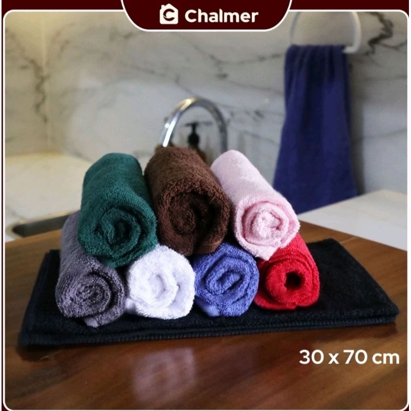 Jual Handuk Chalmer 30x70cm Serap Air Handuk Salon Spa Pijat Refleksi ...