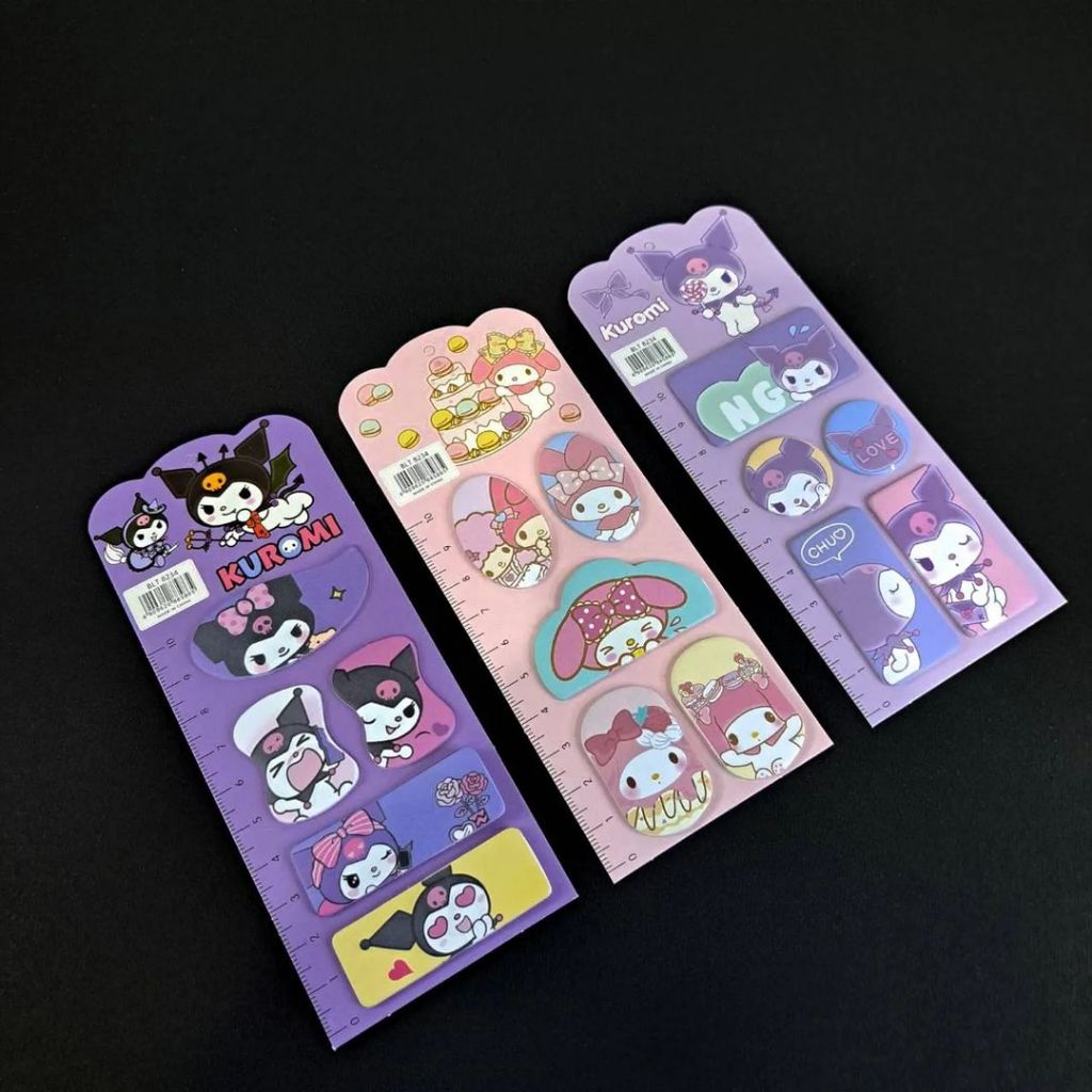 Jual Sticky Note Sanrio Isi 5pcs Variasi Kuromi My Melody Memo Notes ...