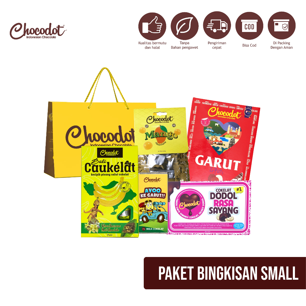 Jual Paket Bingkisan Cokelat Chocodot Small | Shopee Indonesia