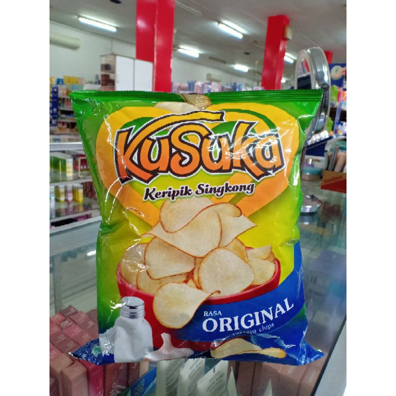 Jual Kusuka Keripik Singkong Cassava Chips 180gr | Shopee Indonesia