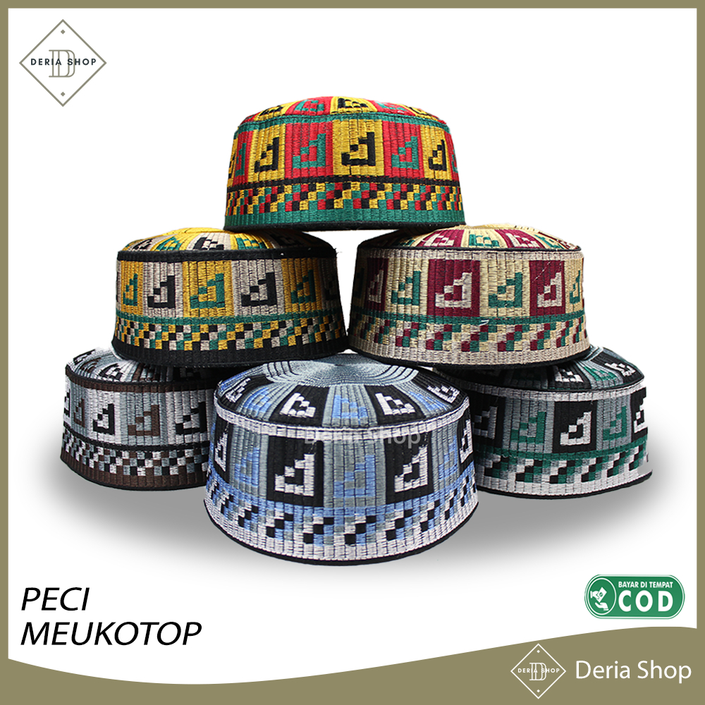 Jual Peci Haji Meukeutop Aceh Teuku Umar Kopiah Sholat Pria Madinah ...