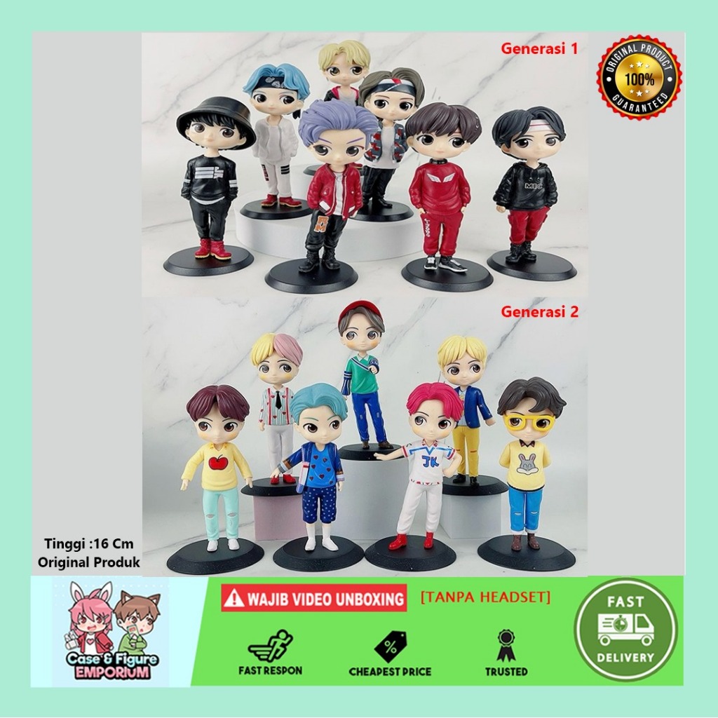 Jual BTS Action Figure V Jimin Suga Jk Tinggi 16CM Figure Model BTS Tiny Tan ARMY | Shopee Indonesia