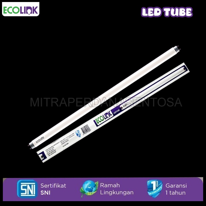 Jual Lampu Neon Led Tube Ecolink Lebih Terang Garansi Resmi | Shopee ...