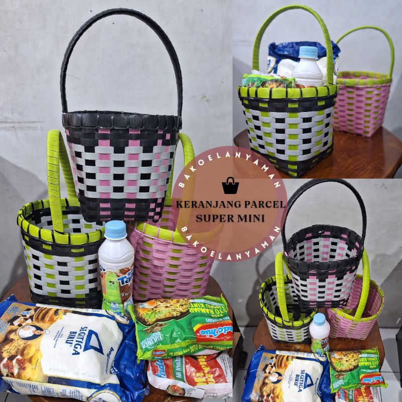 Jual Keranjang Parcel Super Mini / Keranjang Buah / Keranjang Bingkidan ...