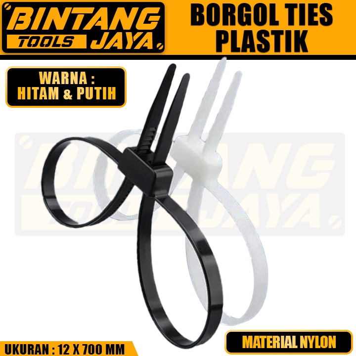 Jual borgol ties tangan borgol sekali pakai plastic handcuff borgol ...