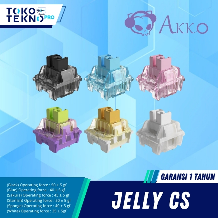 Jual Akko CS Jelly Switch For Mechanical Keyboard | Shopee Indonesia