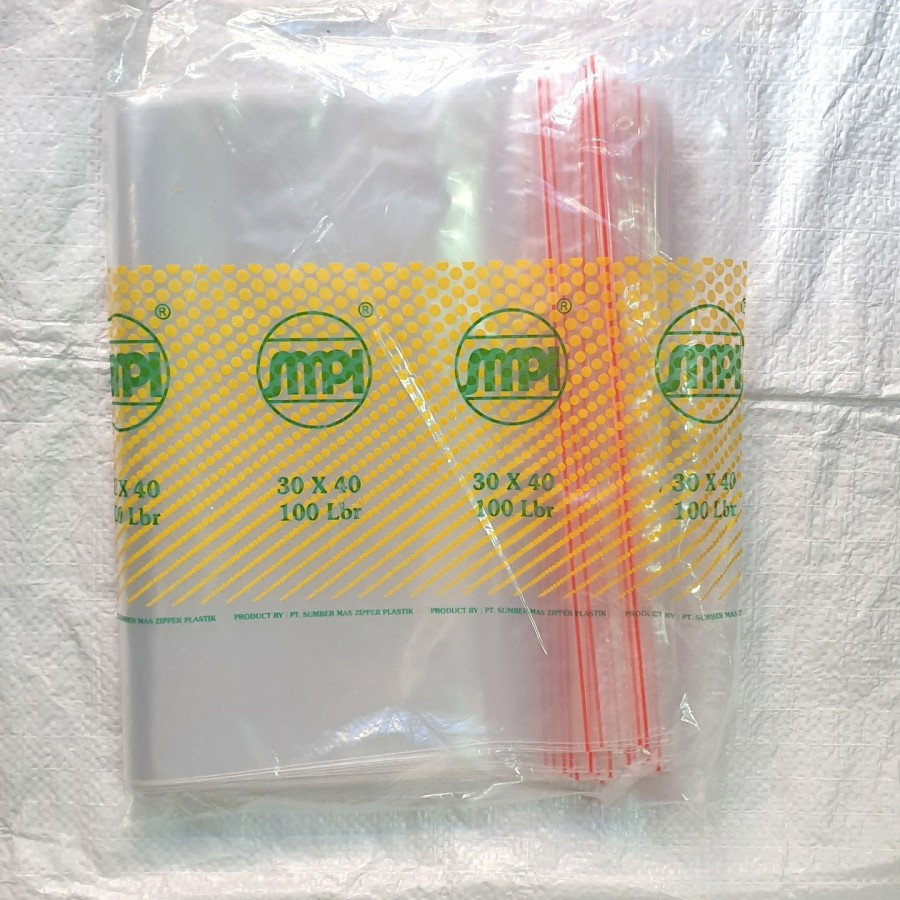 Jual Plastik Klip Ziplock ukuran 30x40 cm 1 PAK ISI 100 PCS | Shopee ...