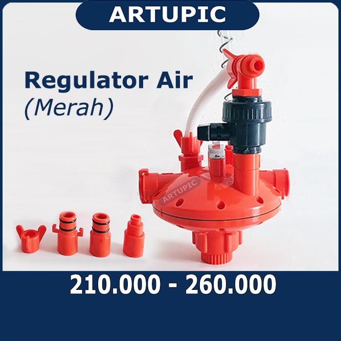 Jual Regulator Air Penurun Tekanan Air Nipple REGULATOR MERAH | Shopee ...