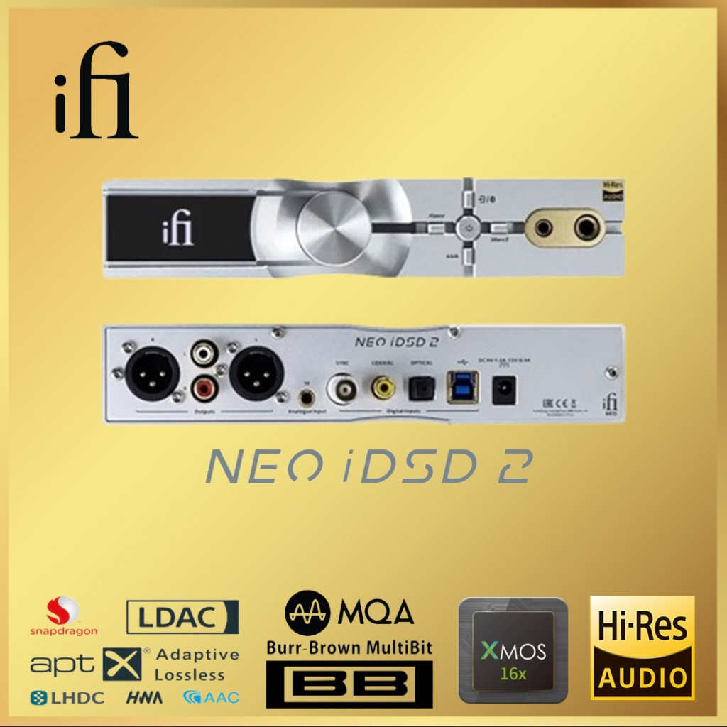 Jual Ifi Neo iDSD 2 iDSD2 Music Decoder Lossless DAC Amp Bluetooth w ...