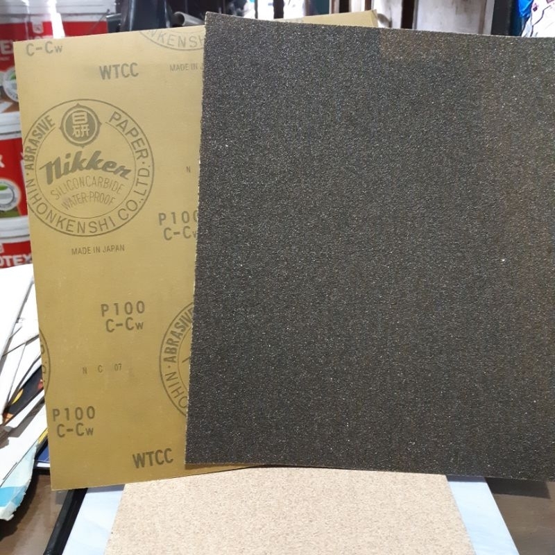 Jual Amplas Nikken Niken Grit HALUS KASAR 60 80 100 120 150 180 240 280 ...