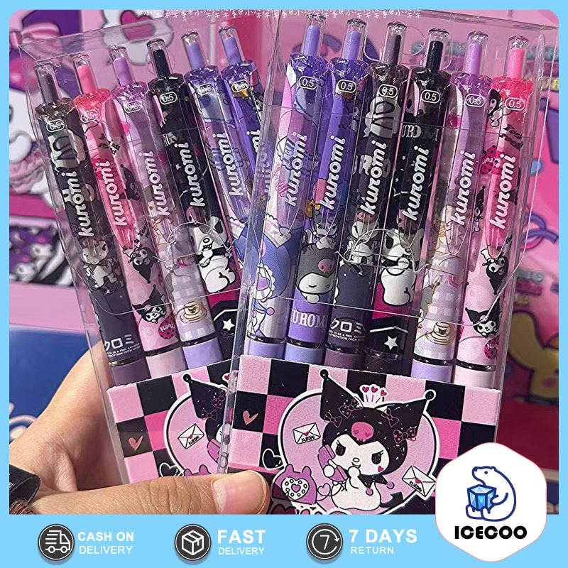 Jual 6 PCS 1 Set Pena Tanda Tangan Hitam Sanrio Pena Tanda Tangan ...