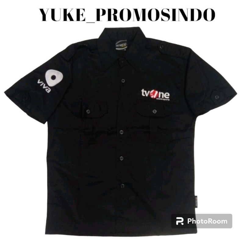 Jual KEMEJA SERAGAM TV ONE // SERAGAM TV ONE BAHAN ADEM GRATIS NAMA ...