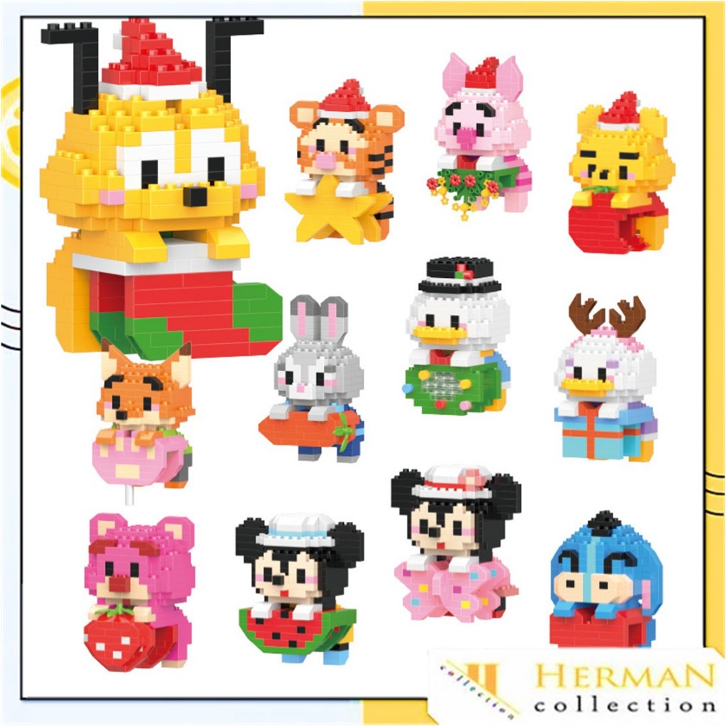 Jual HC Nano Block Karakter kartun Pendant Penutup Laptop Mainan Bricks ...