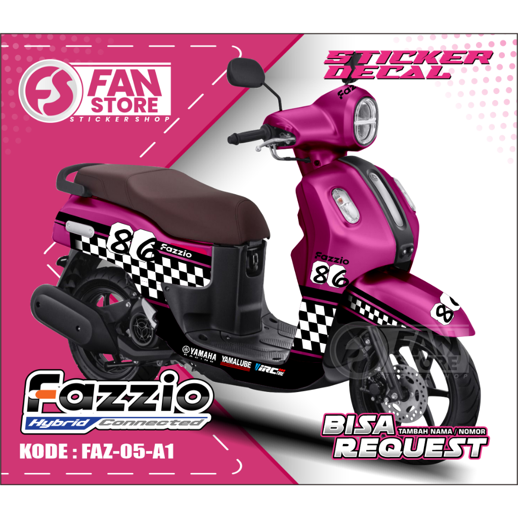 Jual Sticker Decal FAZZIO Full Body Decal Yamaha FAZZIO 2022 Striping ...