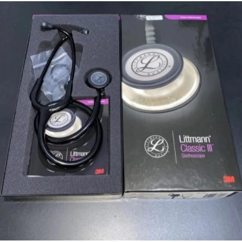 Jual Stetoscope 3M Littman Clasic lll Black Limited Edition | Shopee ...